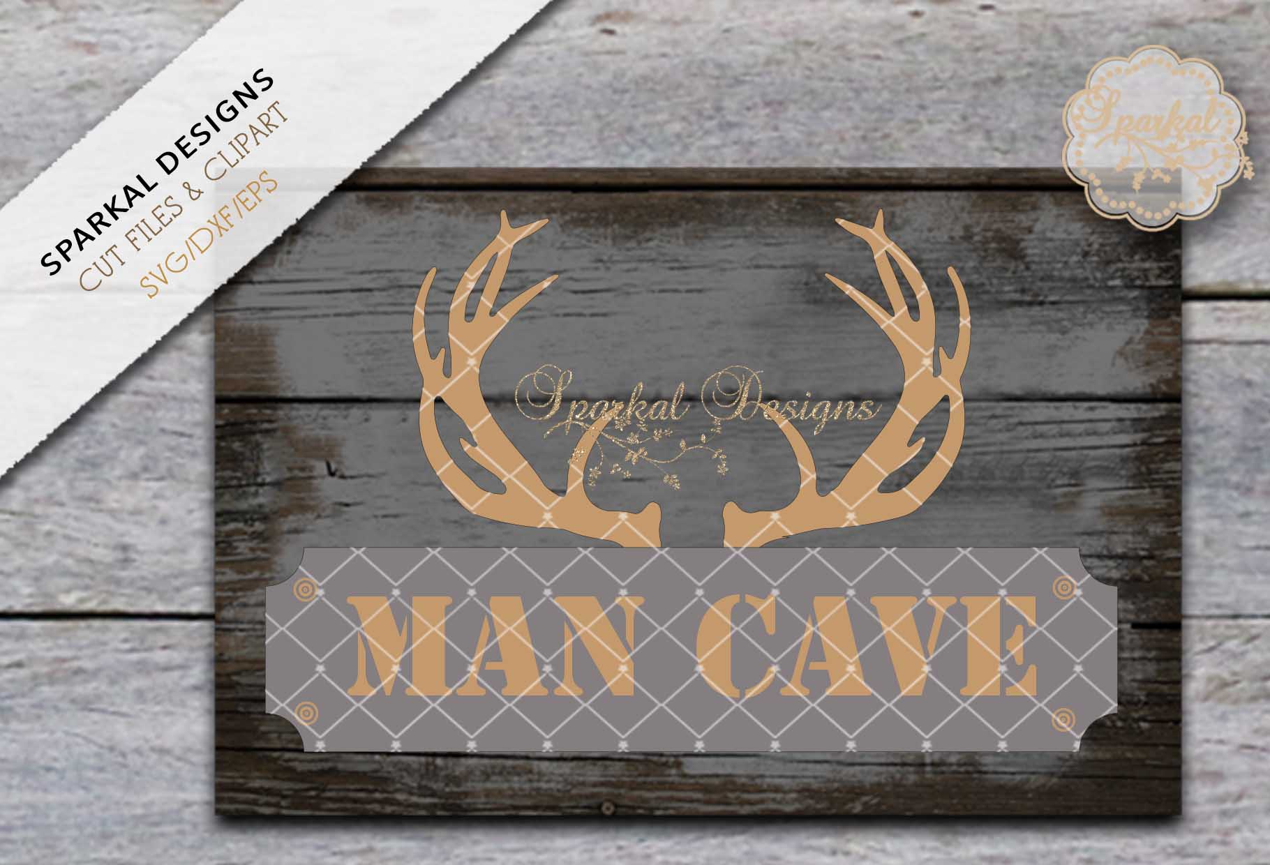 Man Cave Cutting Stencil (50202) | SVGs | Design Bundles