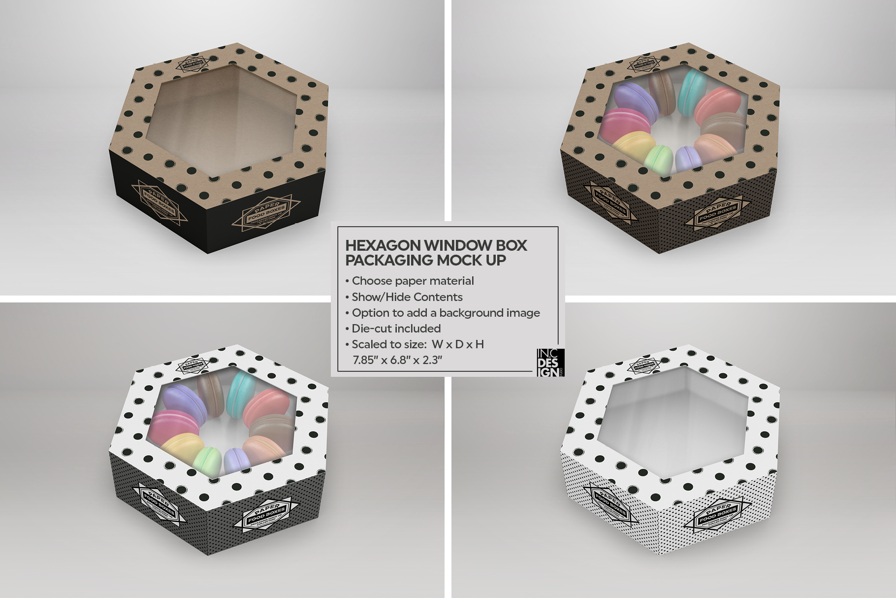 VOL.6 Food Box Packaging MockUps