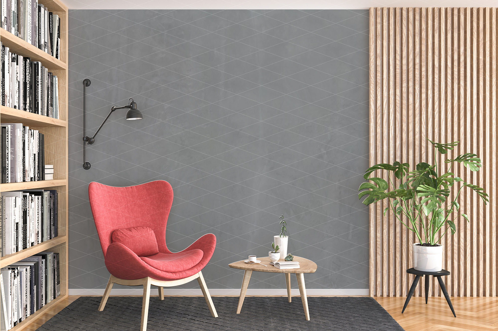 Wall mockup - wallpaper mock up