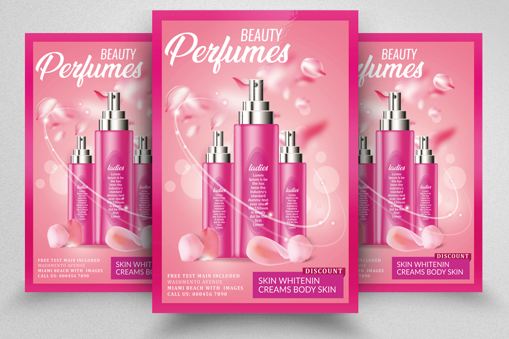 Perfume Product Flyer Template