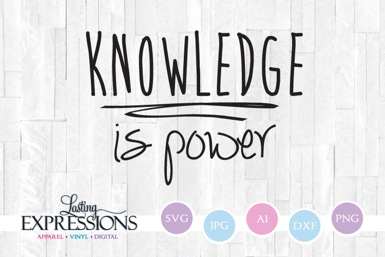 Knowledge is Power // SVG Design