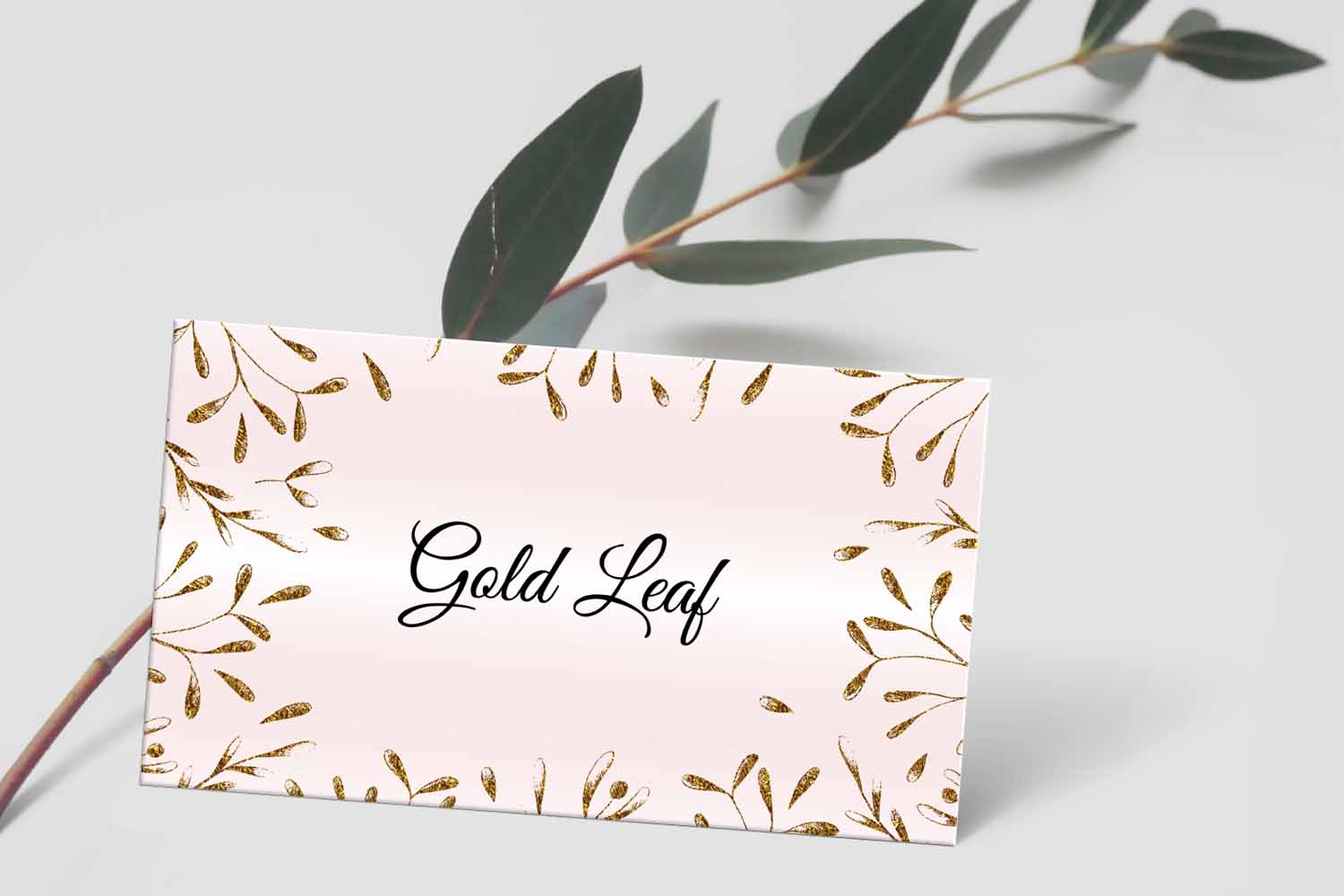 Gold Leaf Creative Business Card Template