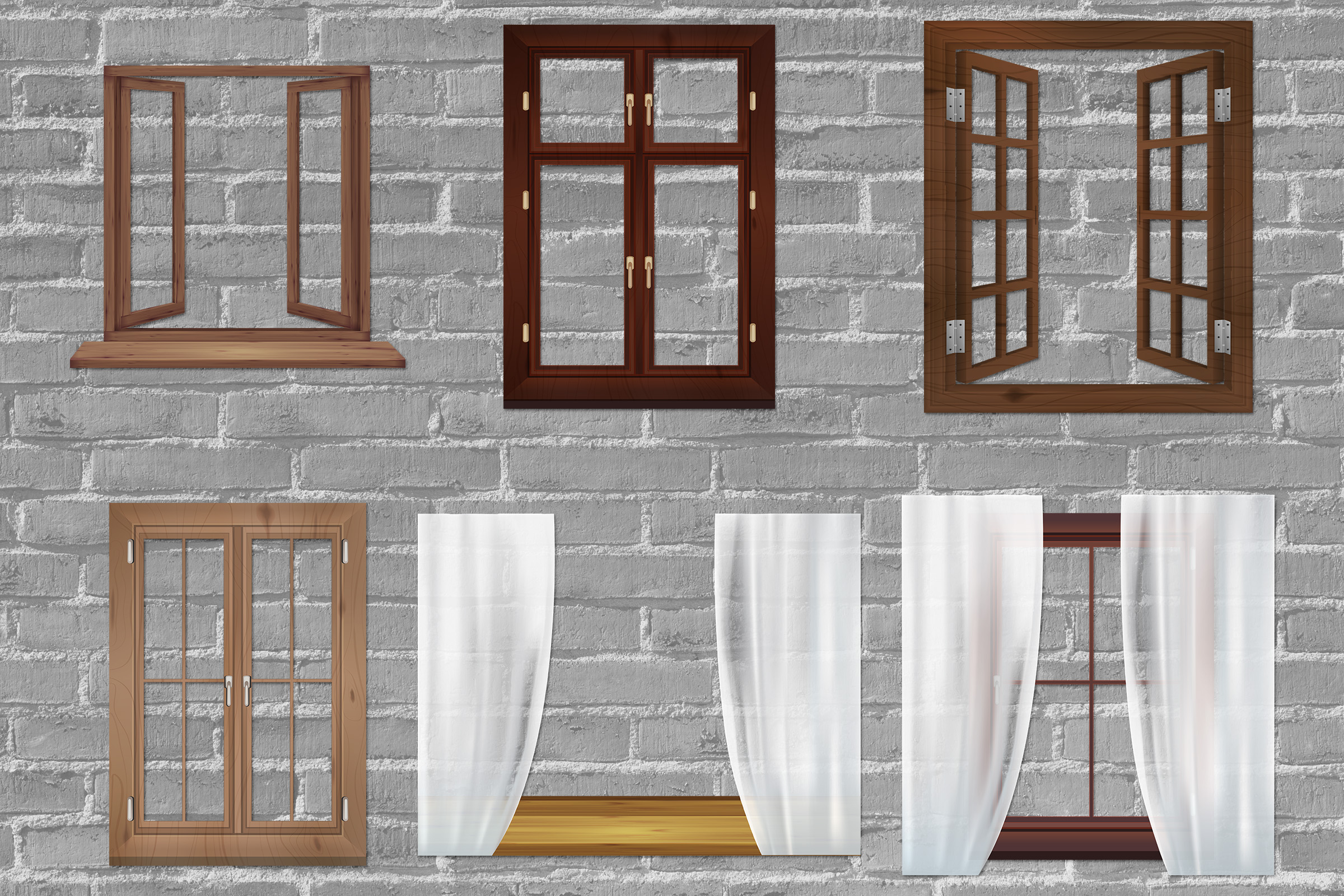 Window Overlays, Window Frames Clipart