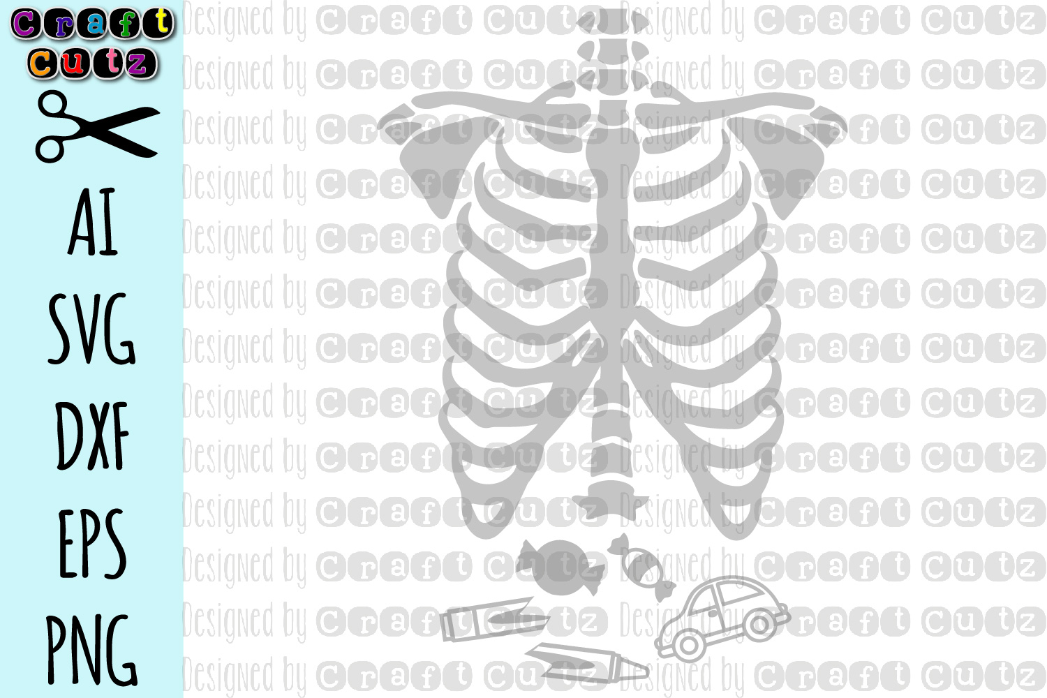 Toddler Xray SVG, Toddler Skeleton DXF, Kids Skeleton Hallow