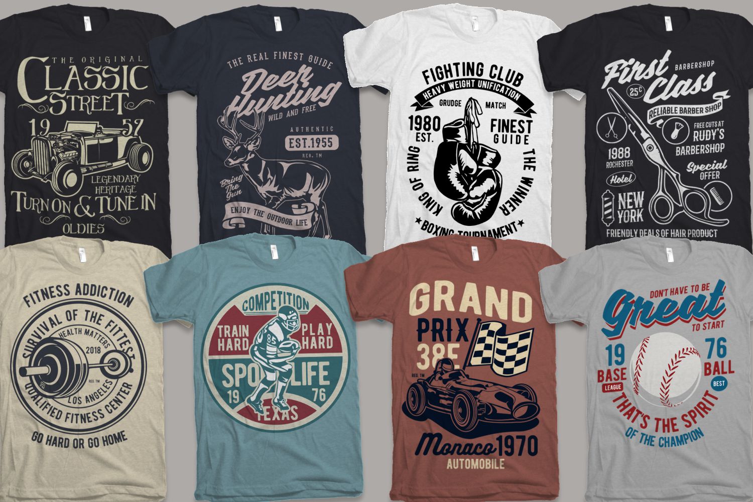 25 Premium Tshirt Designs Big Bundle 3