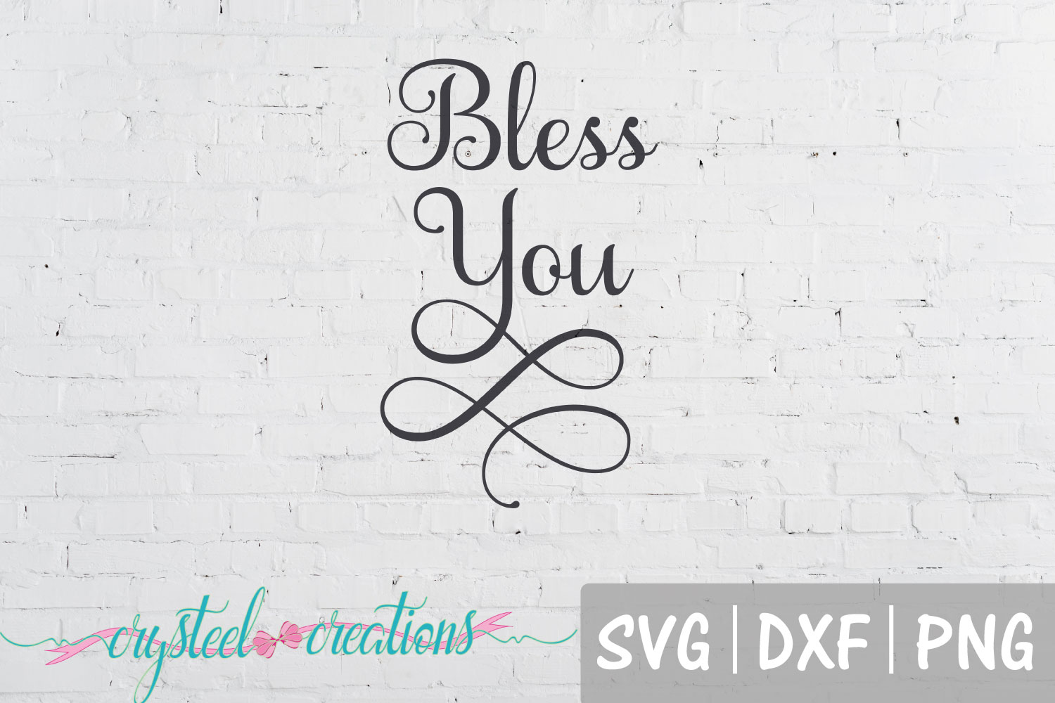 Bless You SVG, DXF, PNG