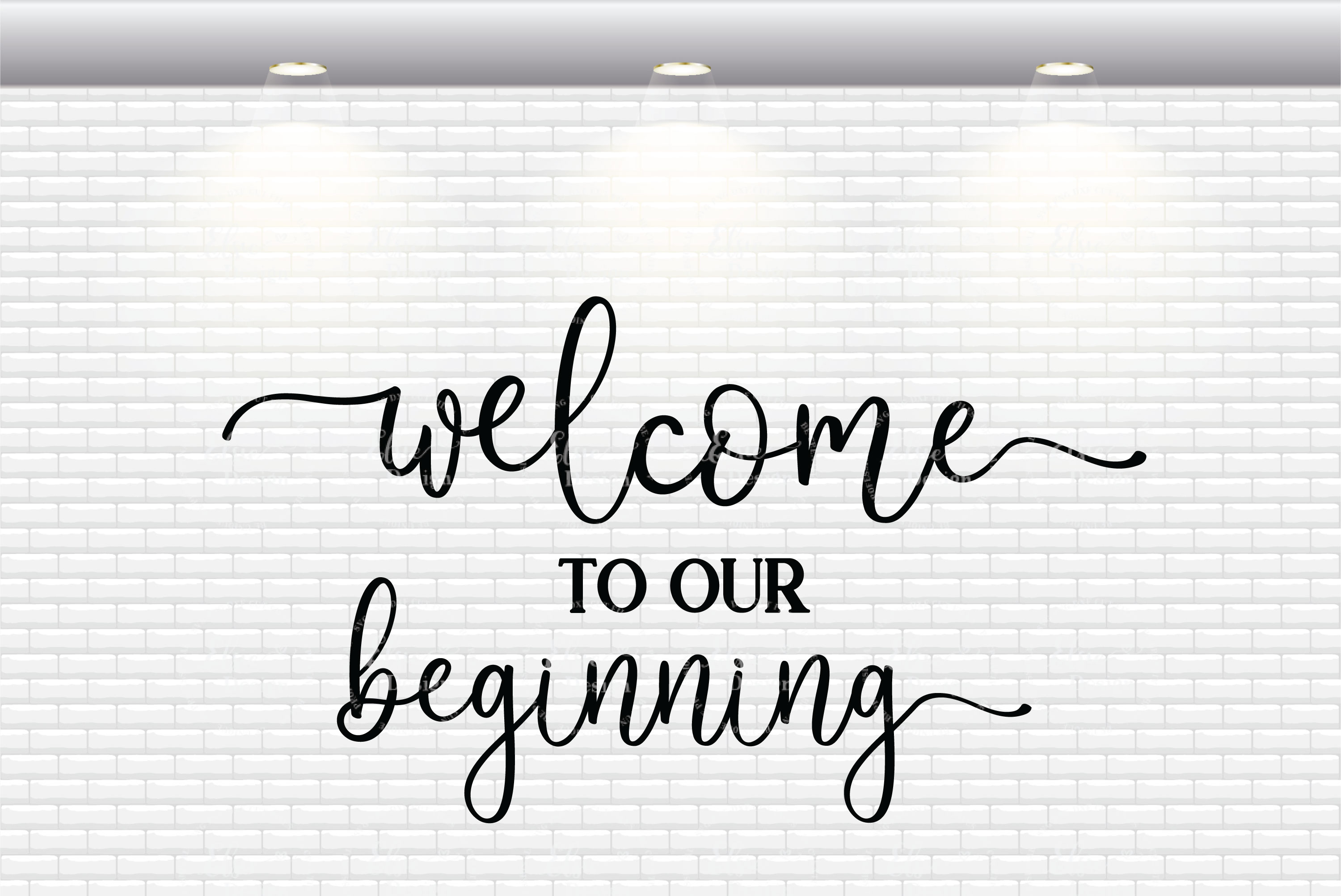 Welcome To Our Beginning SVG Cut Files (483730) | Cut Files | Design ...