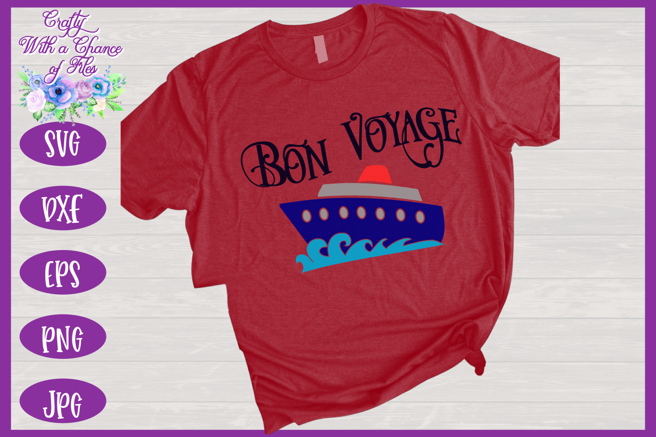 Cruise SVG | Bon Voyage SVG | Cruise Shirt SVG | Vacation
