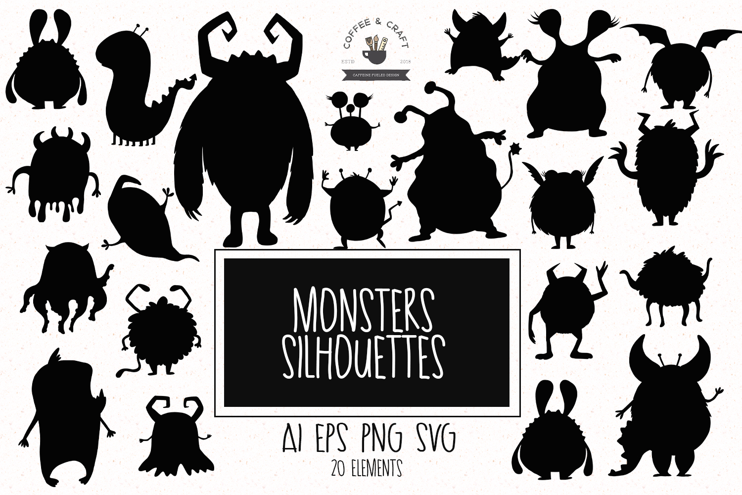 Monsters silhouettes