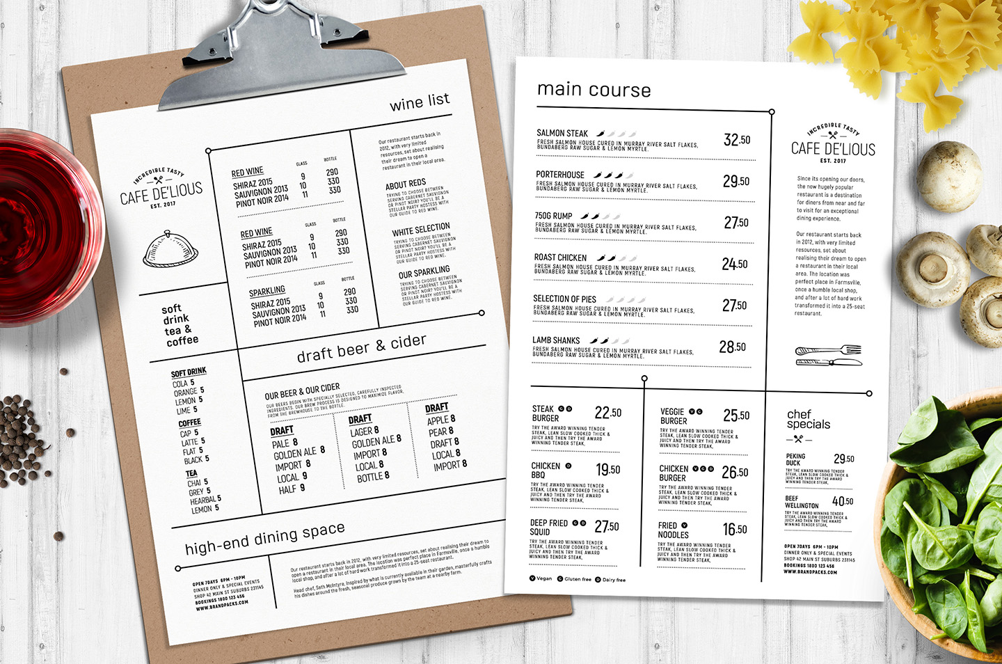 Food Menu Template