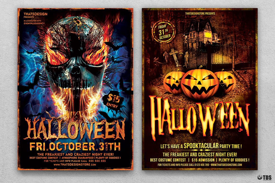 Halloween Flyer Bundle V1