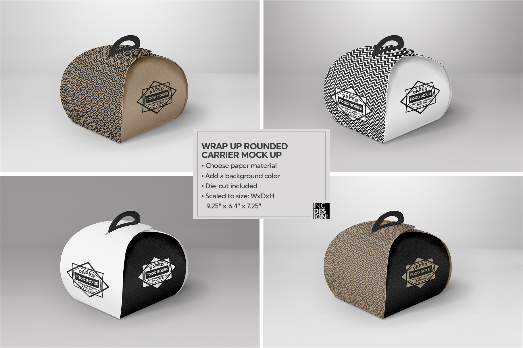 VOL.2 Food Box Packaging MockUps