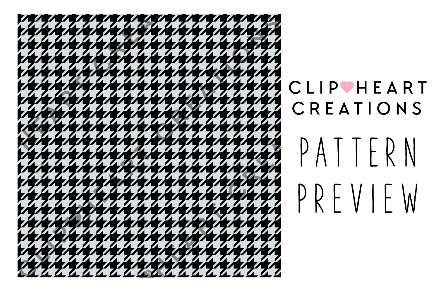 100 Houndstooth Pattern Digital Papers - rainbow colors