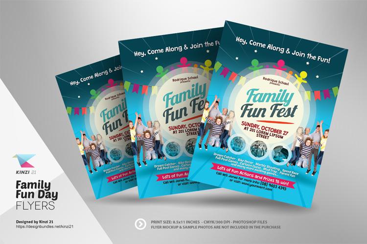 Family Fun Day Flyers