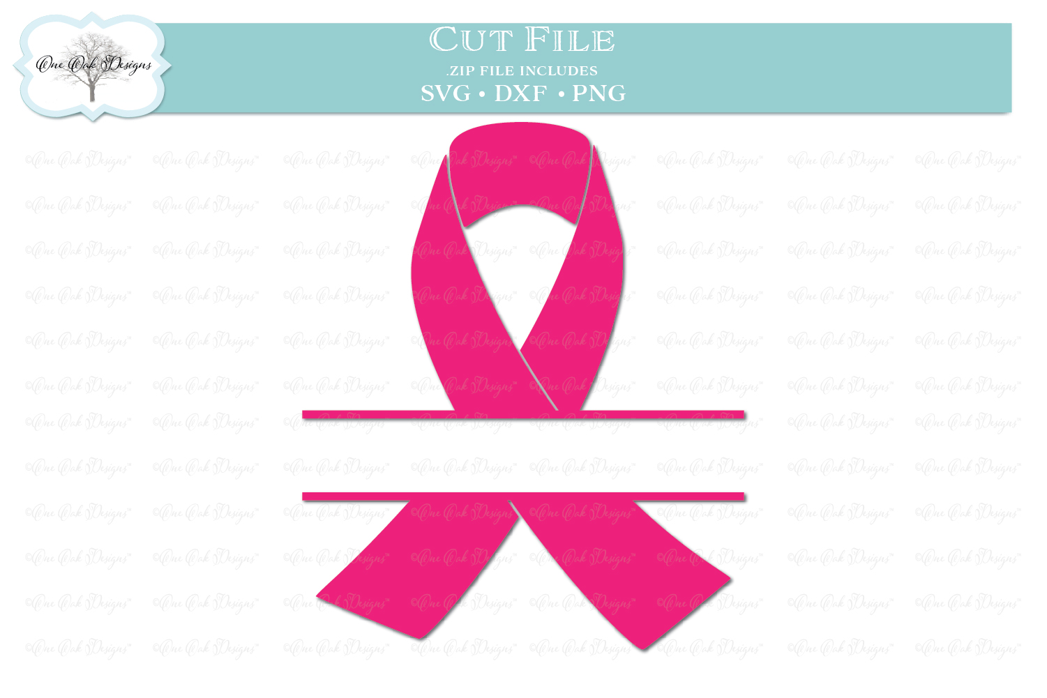 Split Awareness Ribbon