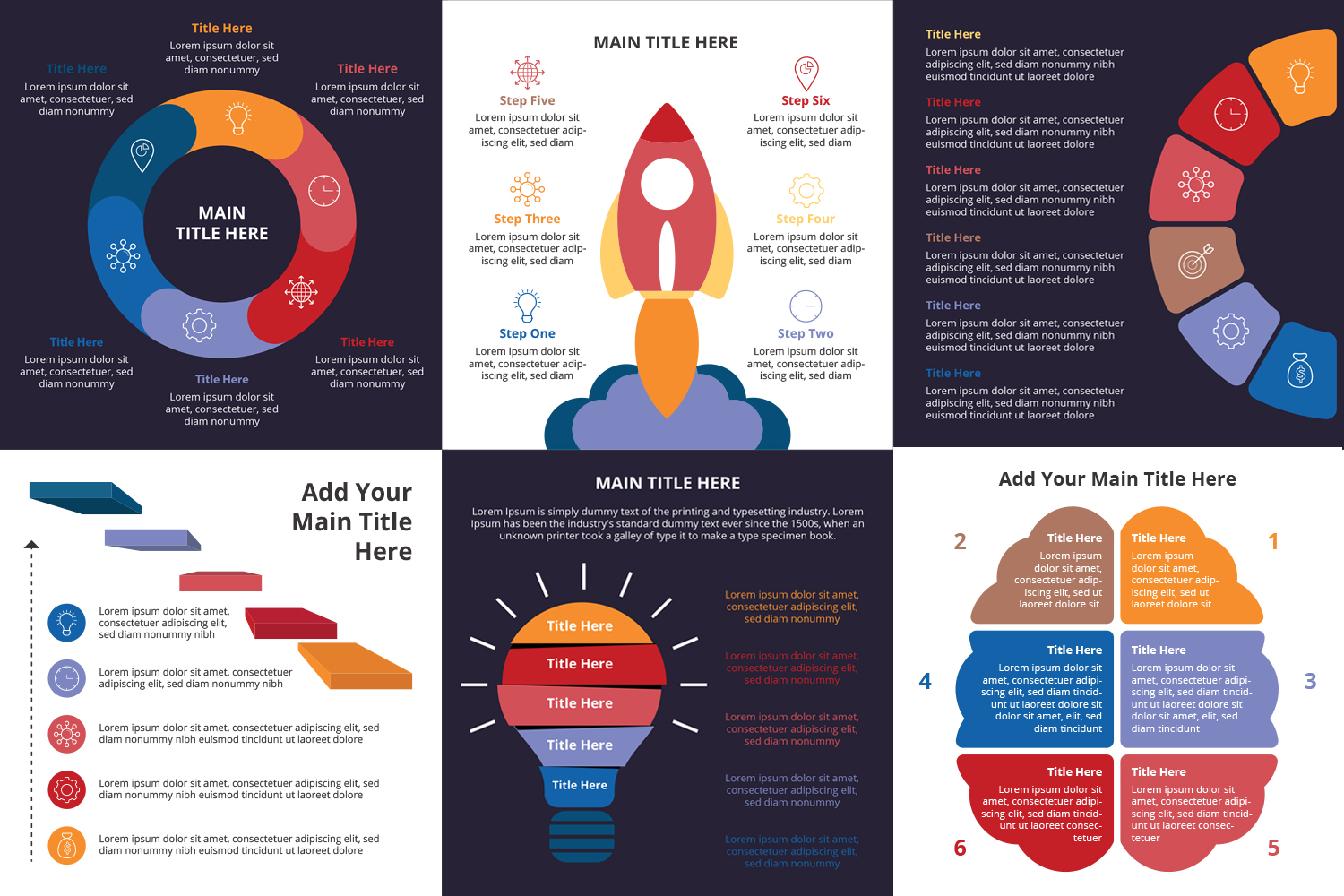 Flat Infographics Volume 01