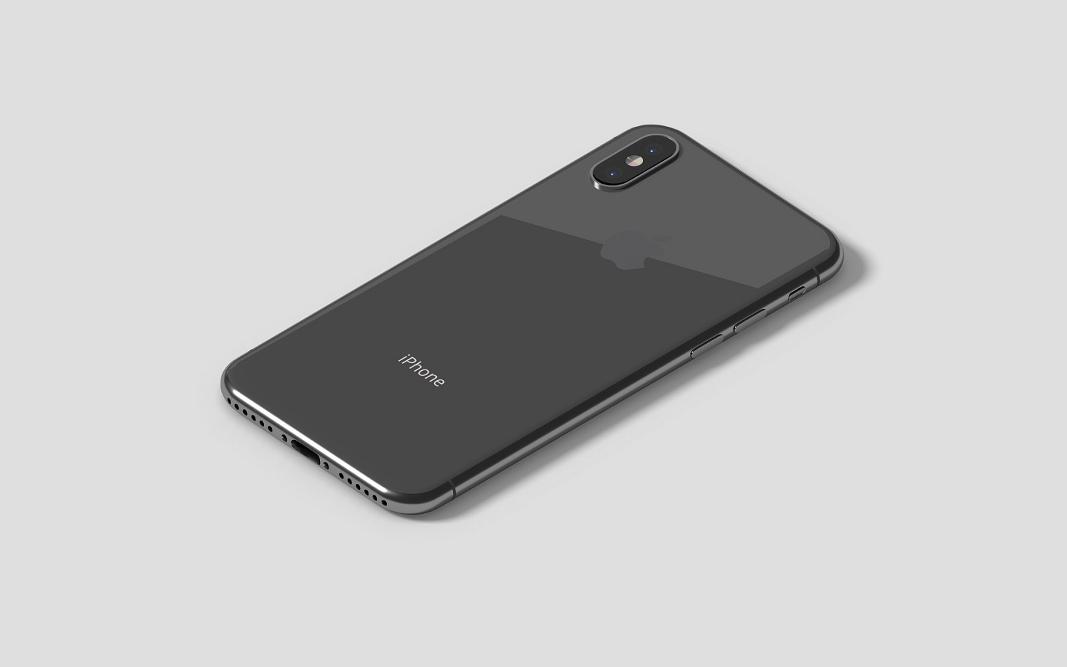 Isometric iPhone X Mockup