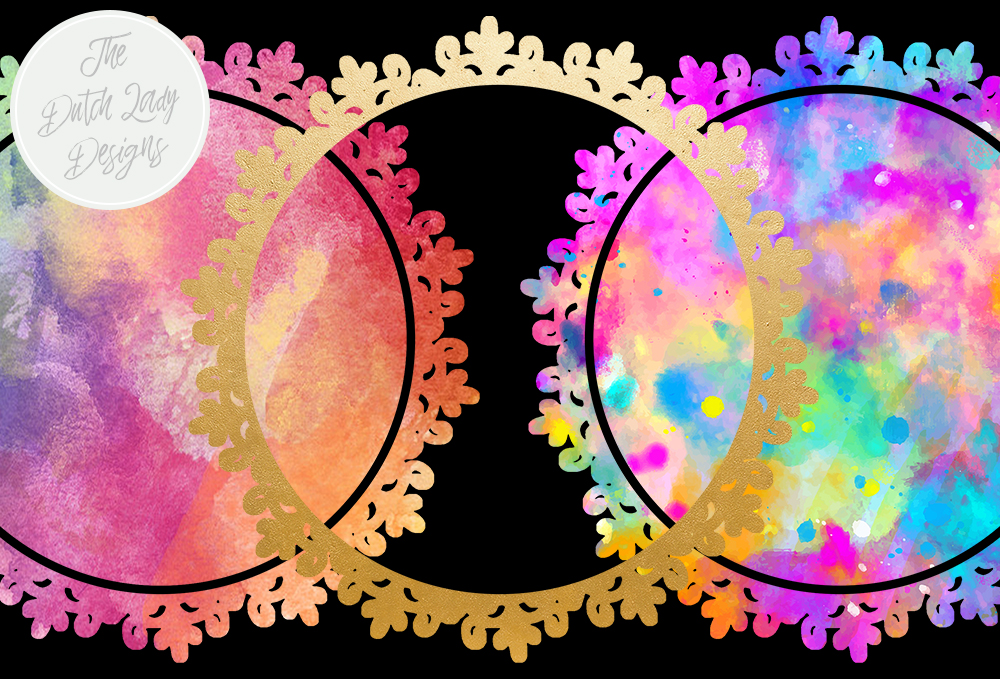 Doily & Border Clipart Set