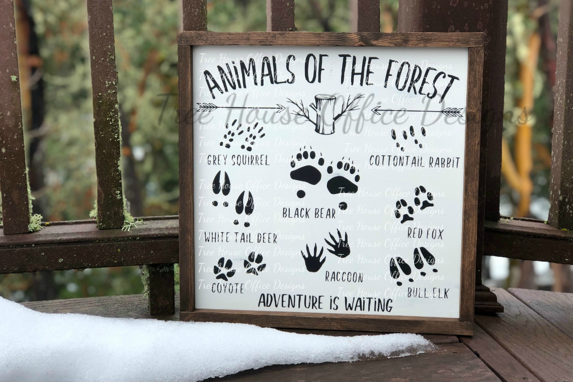 Animals of the Forest Woodland Nursery SVG DXF PNG JPEG (366902) | SVGs ...