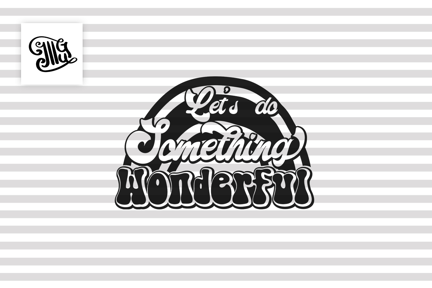 Teen girl svg with Rainbow