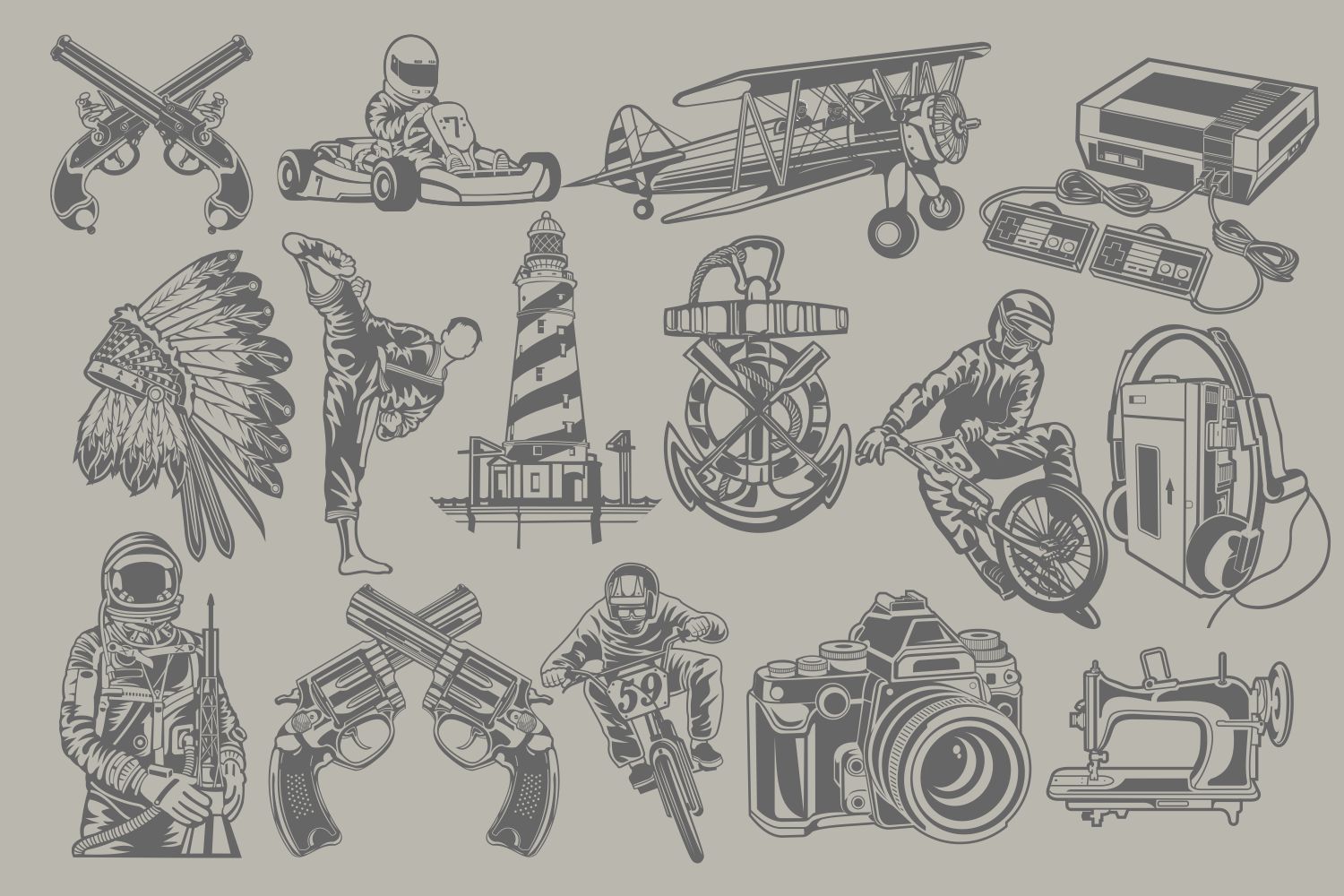 The Vector Bundle - 147 Vector Objects