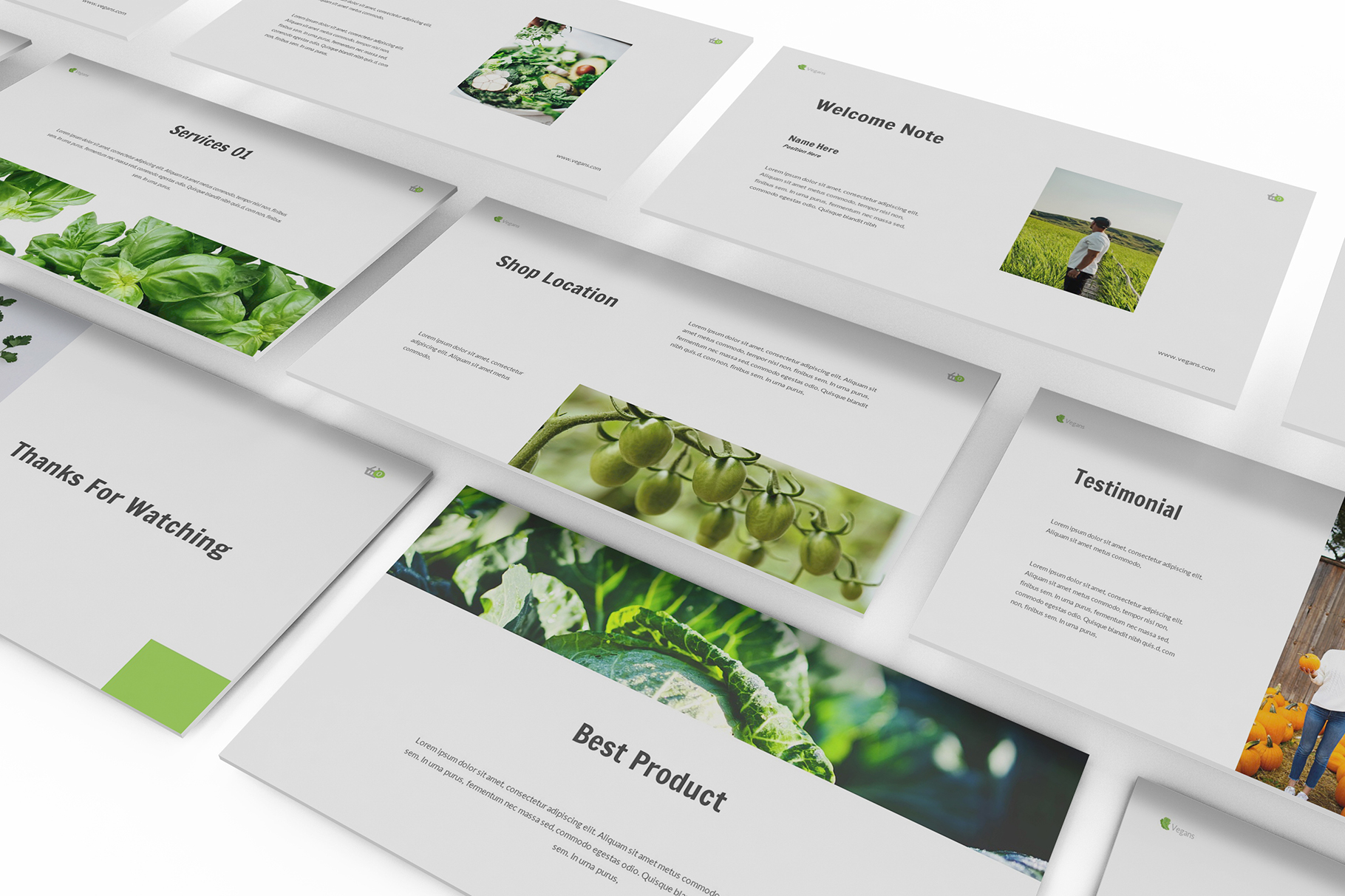 Vegetables Powerpoint Template