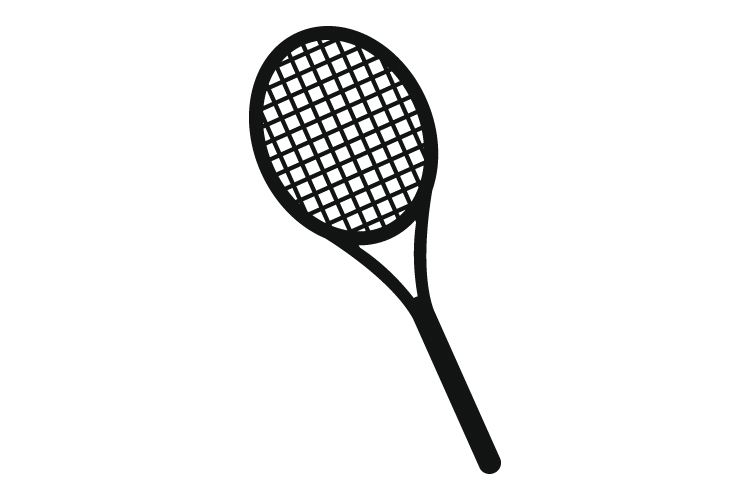 Tennis racket icon