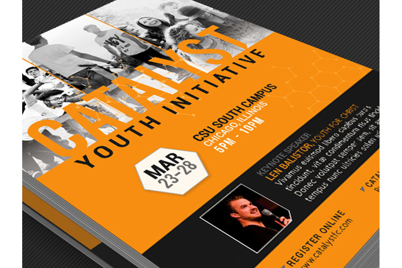 Youth Summit Flyer Template (3378) | Flyers | Design Bundles