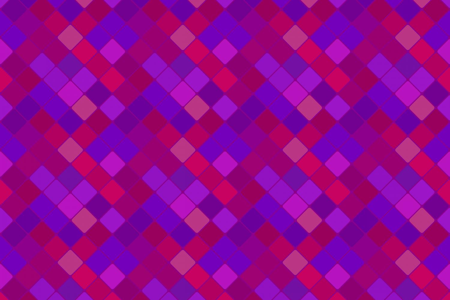 24 Seamless Purple Square Patterns