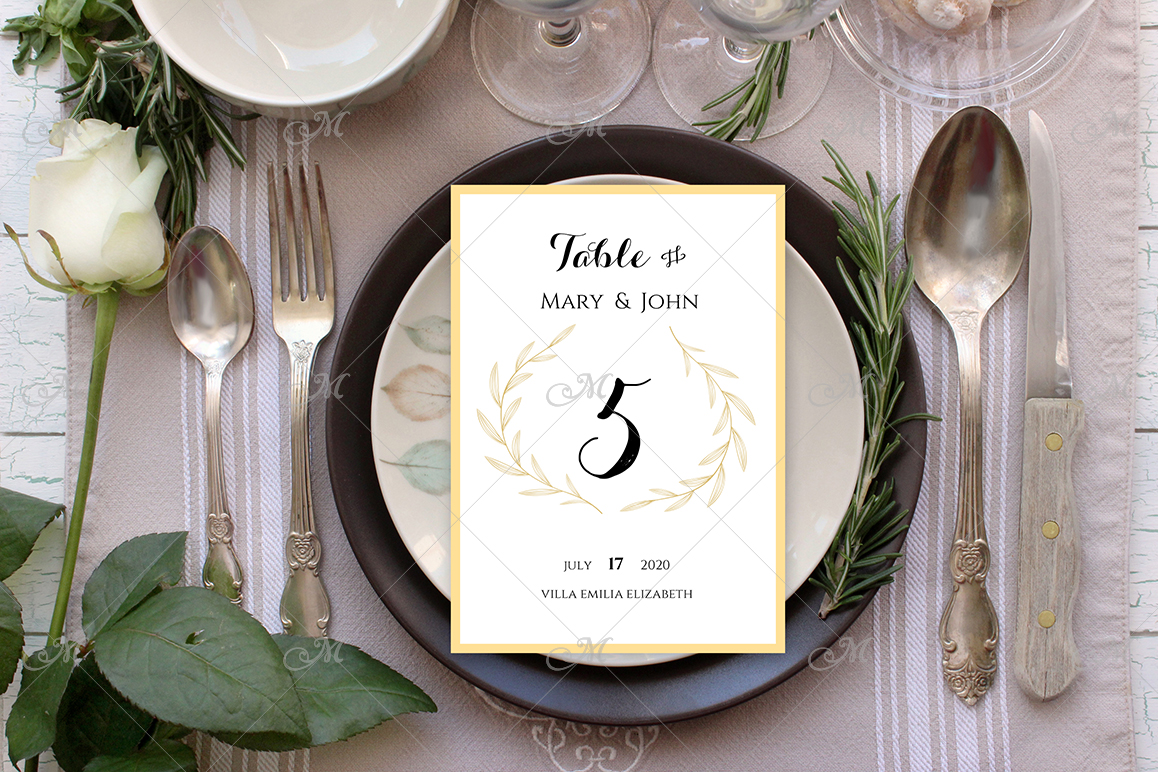 Table Settings Mock-up Bundle