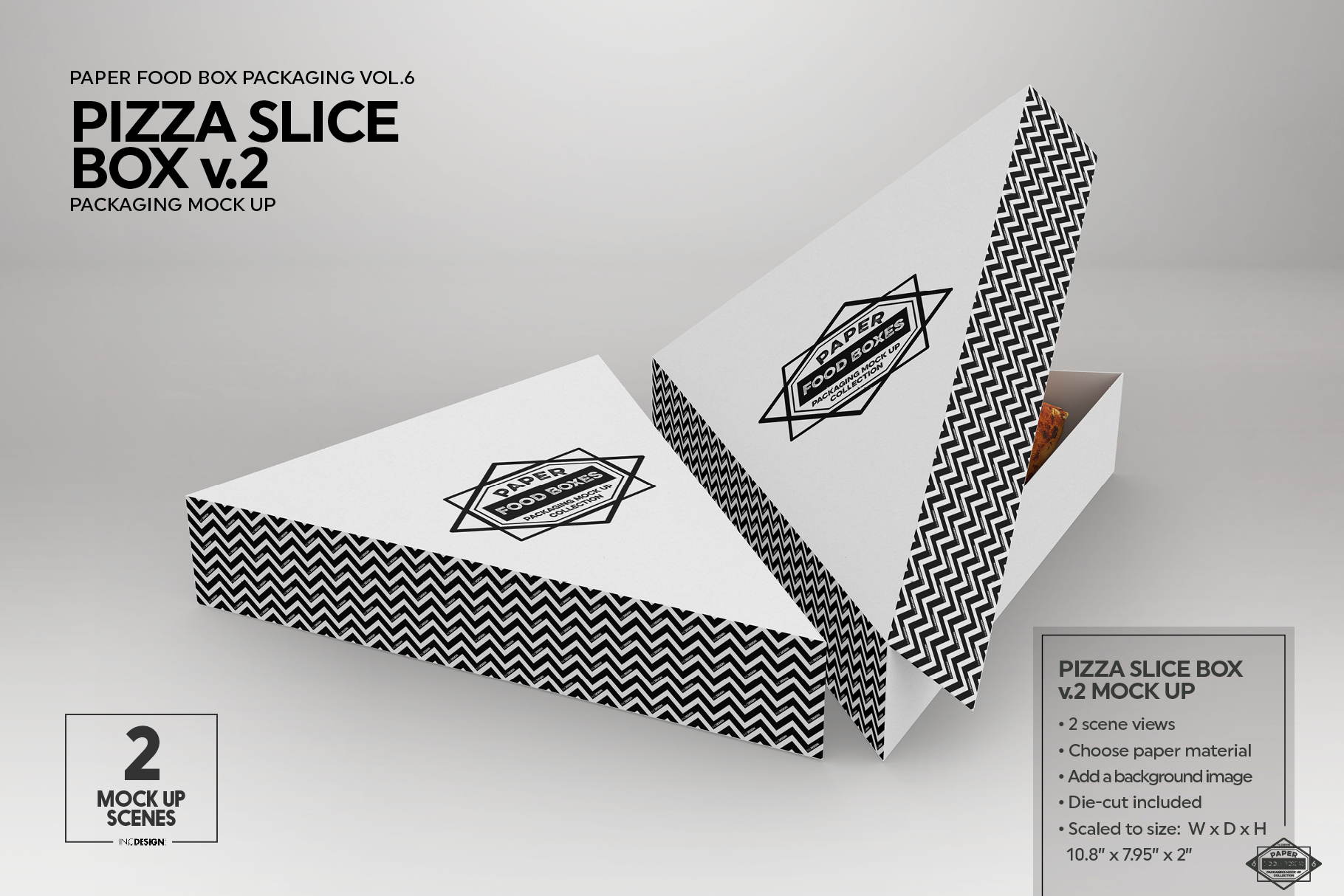 VOL.6 Food Box Packaging MockUps