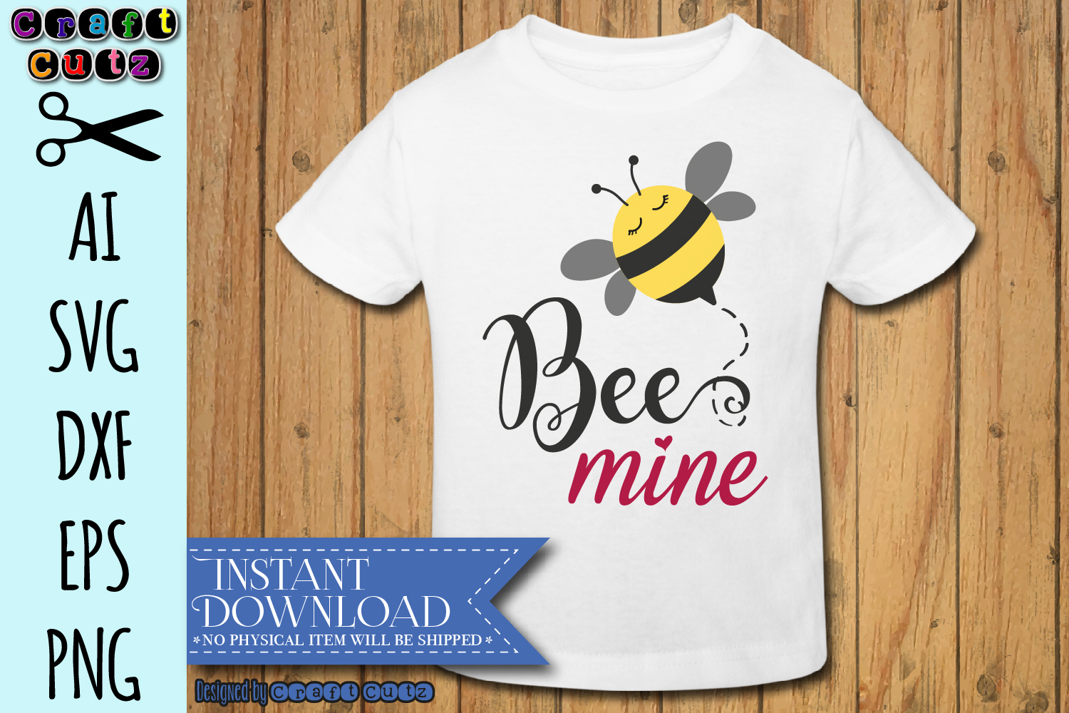 Bee Mine SVG, Valentines Day Clipart, SVG Cut Files, (418132) | SVGs ...