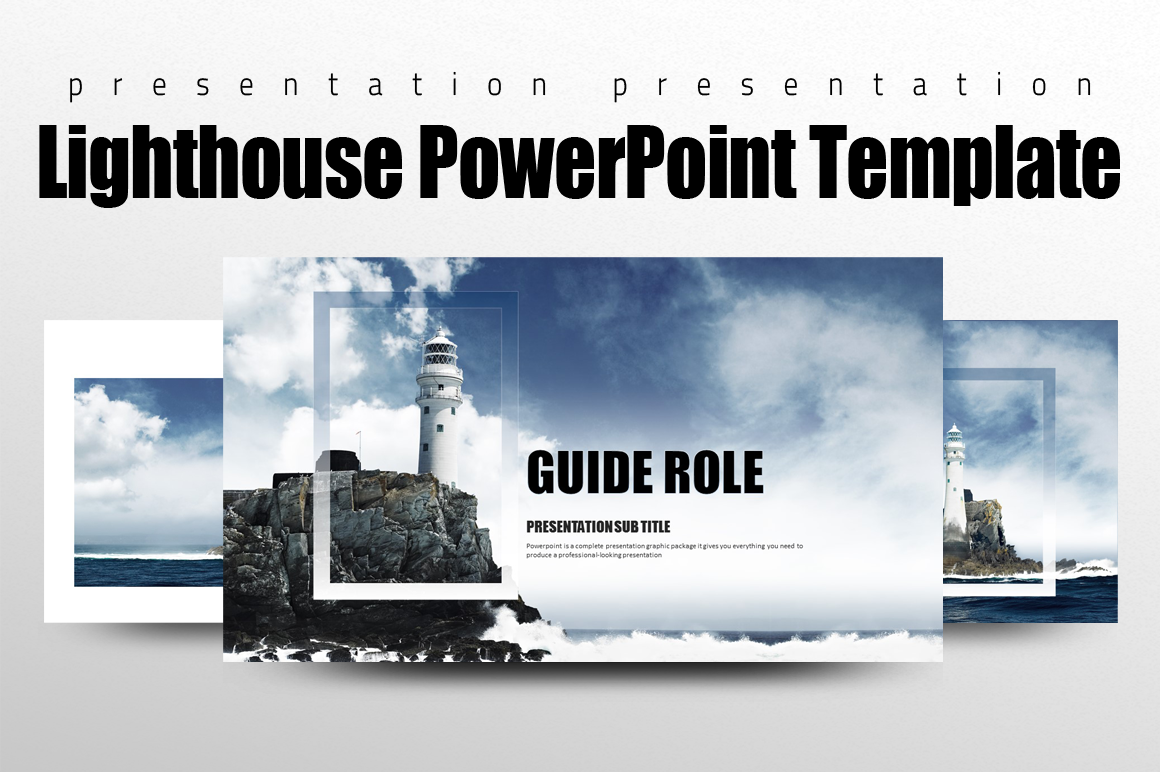Lighthouse PowerPoint Template (82346) | Presentation Templates ...