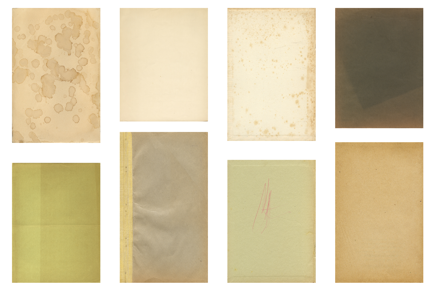 The Dusty Vintage Paper Pack Vol. 1 (116106) | Textures | Design Bundles