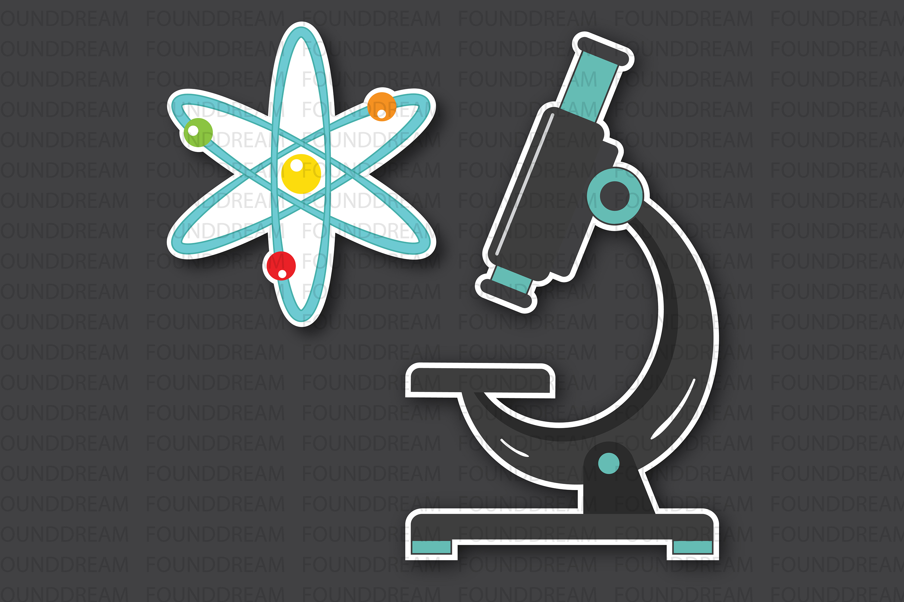 Science Laboratory clip art | Vector files (181269) | Decorations ...