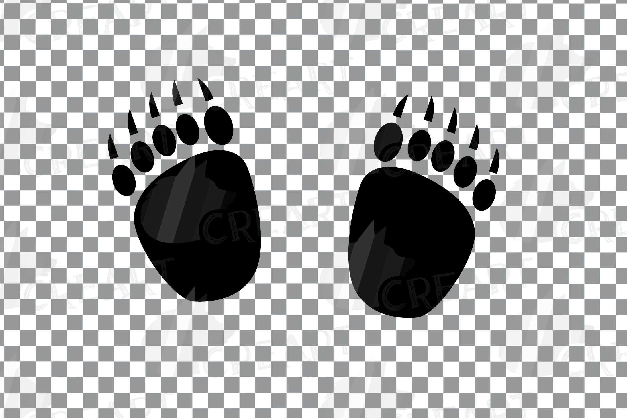 Animal Tracks, Woodland Animals footprints Clipart pack (109435 ...