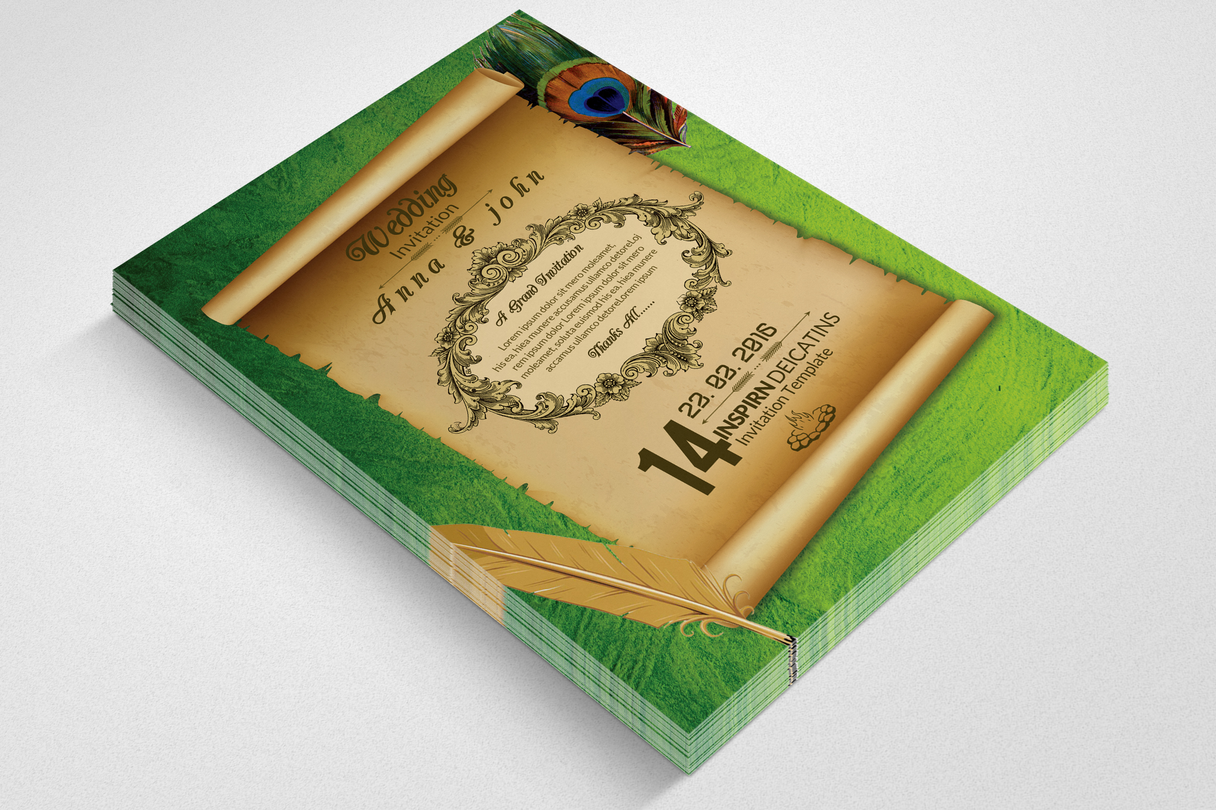 Traditional Style Wedding Flyer