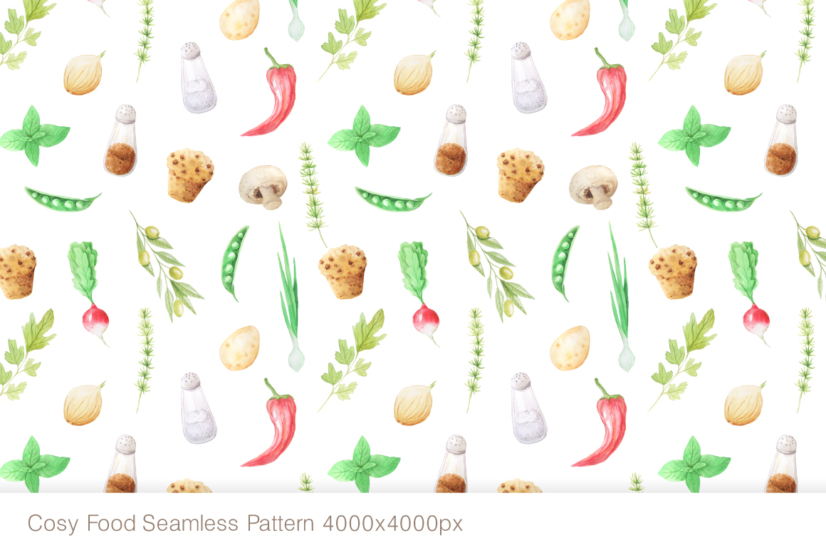 Watercolor Kitchen Collection