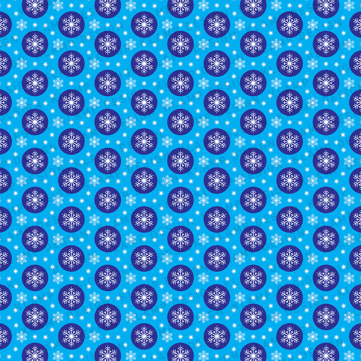 Blue Christmas Digital Paper Pack / Christmas Graphics (403652 ...