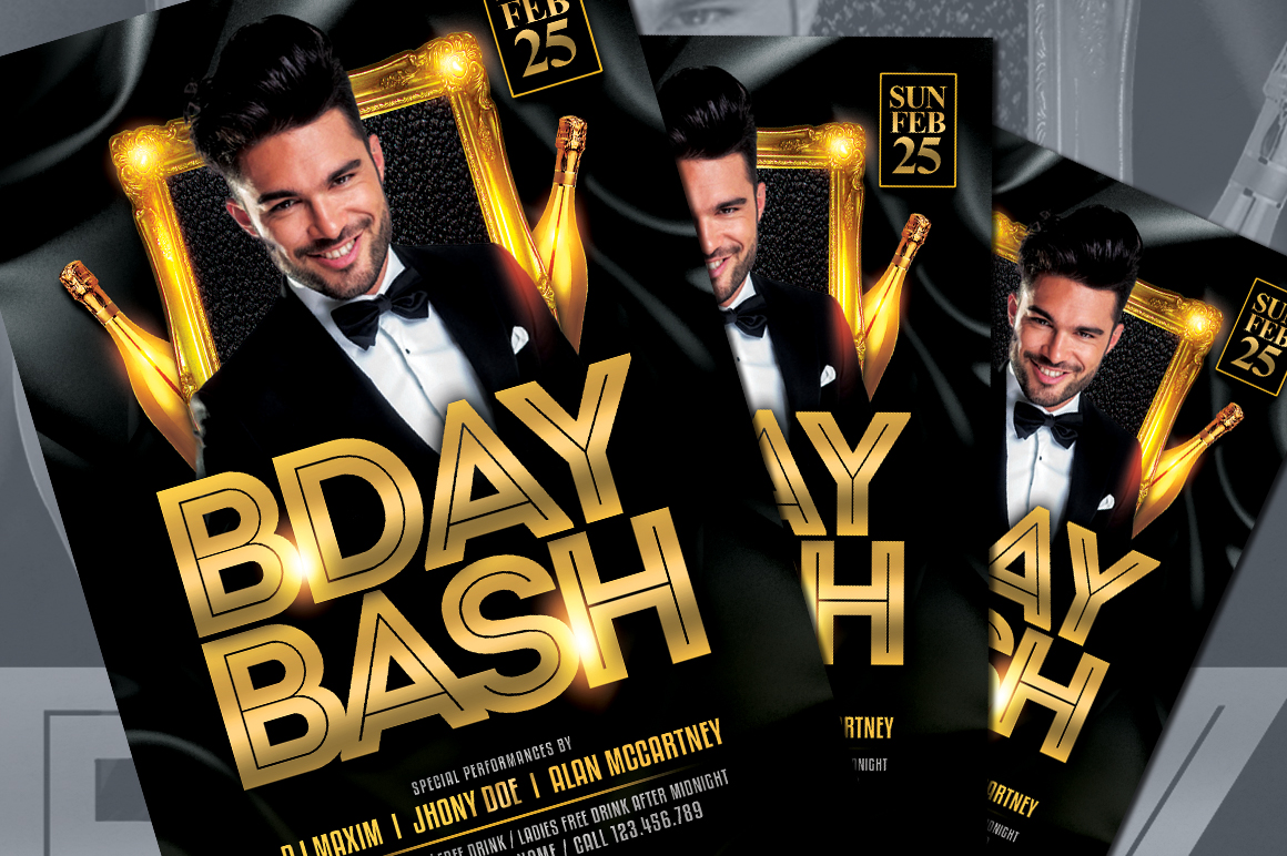 Birthday Bash Flyer