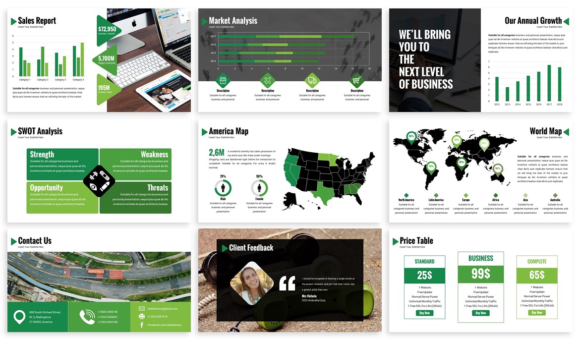 Progressive - Powerpoint Template (331708) | Presentation Templates ...