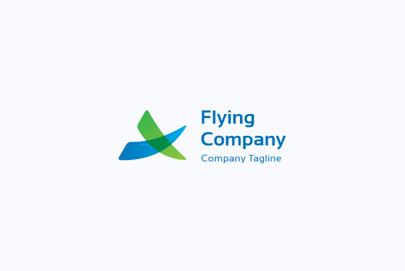Flying Company Logo (39678) | Logos | Design Bundles