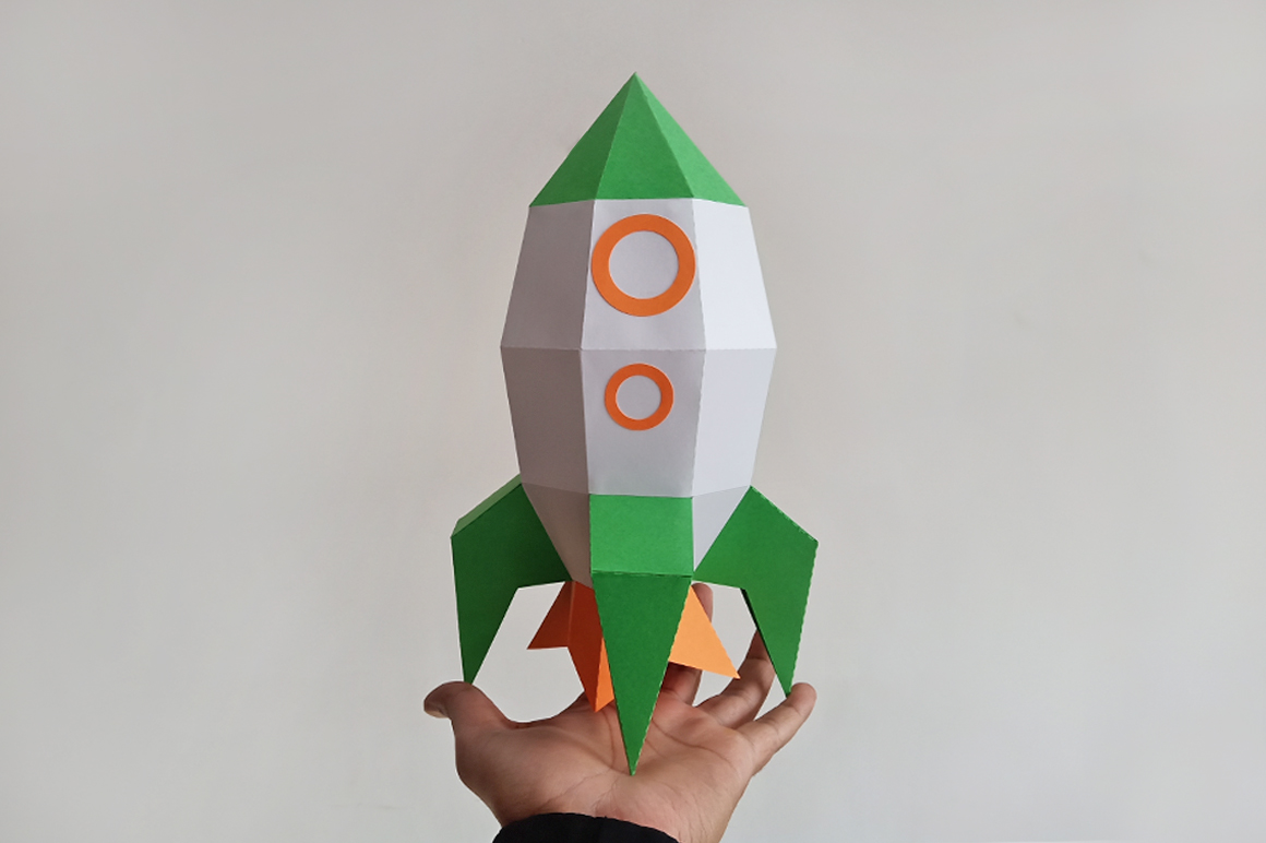 DIY Rocket - 3d papercraft