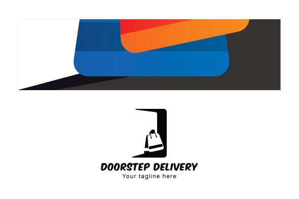 Doorstep Delivery - Online Shopping Logo Design