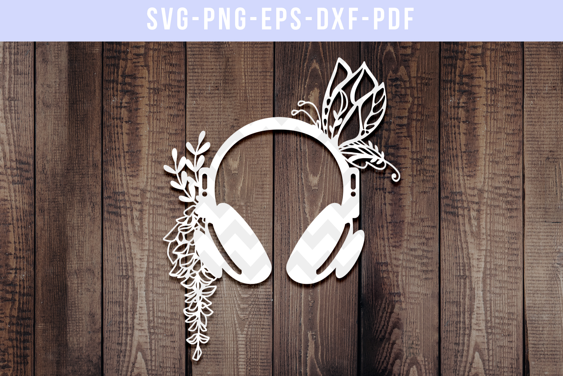 Bundle Of 6 Headphones Papercut Templates, SVG, PDF, DXF (263638 ...