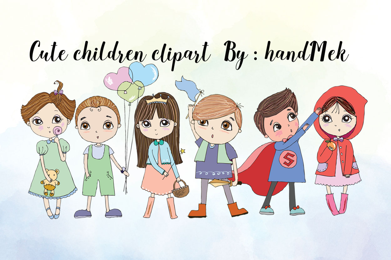 Cute Children clipart