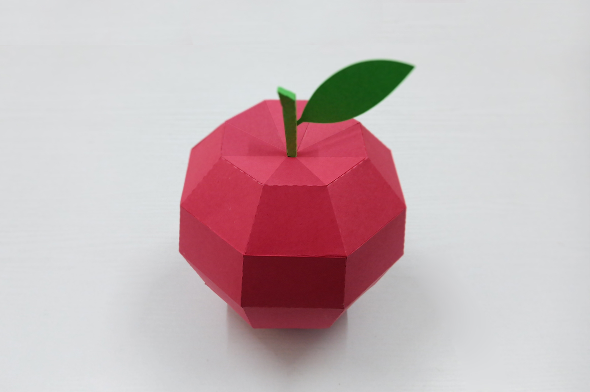 DIY Papercraft Apple,Papercraft fruit,Paper toy,Cricut files (277324 ...