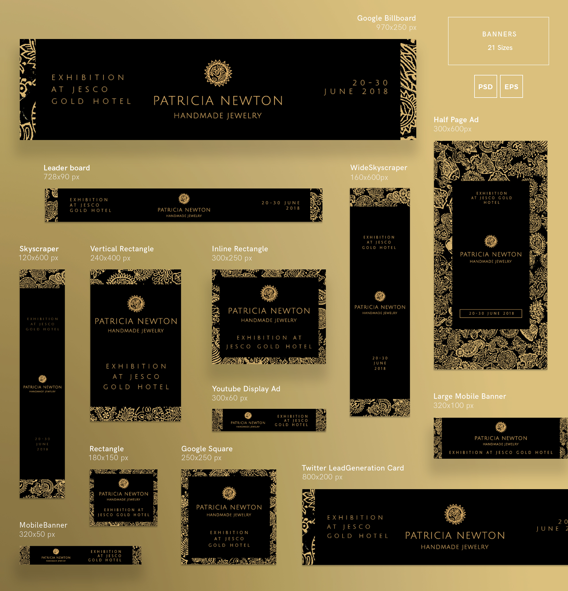 Handmade Jewelry Design Templates Bundle (111151) | Branding | Design ...