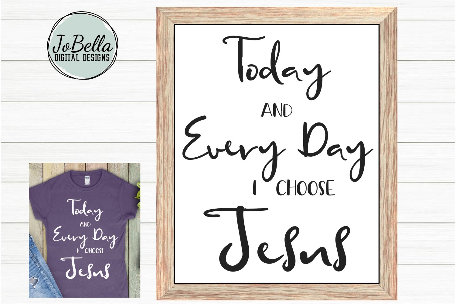 I Choose Jesus SVG, Sublimation & Printable Christian Design (235898 ...