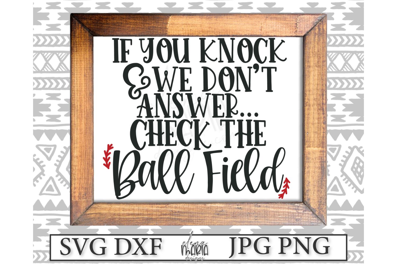 Baseball Svg File | Ball Field | Spring | Home Sign Design (221220 ...